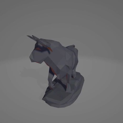 🐂 Aggressive Bull - Low Poly - Decor・ STL File for 3D printing and CNC ...
