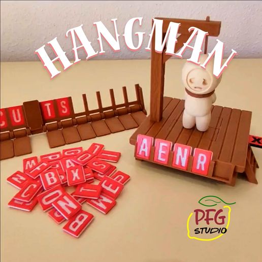 ♟ Board game - Hangman・ 3MF File for 3D printing・Cults