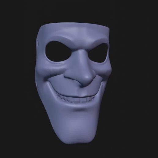 🎭 Anonymous V Mask 3D Model STL Printable・ STL File for 3D printing・Cults