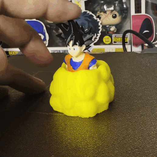 👌 Goku Fidget Clicker Premium・ 3MF File for 3D printing・Cults