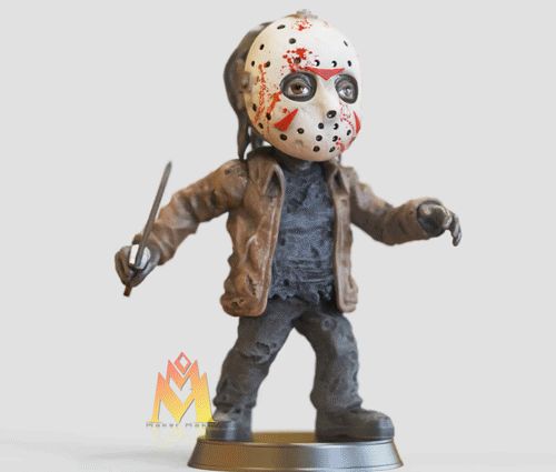 🎬 Jason Voorhees Chibi -Friday the 13th- 80's,90's movies- MONSTER ...