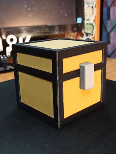 🏦 Minecraft stash / Chest / Piggy bank box・ STL File for 3D printing・Cults