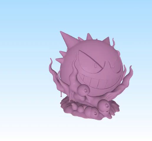 🦸 gengar poison・ STL File for 3D printing・Cults
