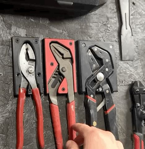 👅 Coop’s Plier Wall Mount – Robo Grip & Tongue & Groove Pliers V4・Free ...