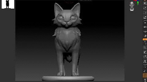 🐱 Cute Cat・ STL File for 3D printing・Cults
