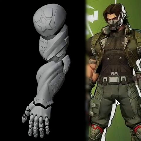 🫡 Winter Soldier - Arm - Marvel Rivals - Cosplay・ 3D File for 3D ...