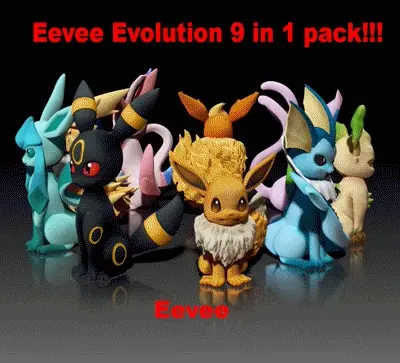 eevee evolution gif