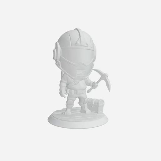 🫡 Chibi Fortnite Soldier - Figura Decorativa Estilo Fortnite・Archivo ...