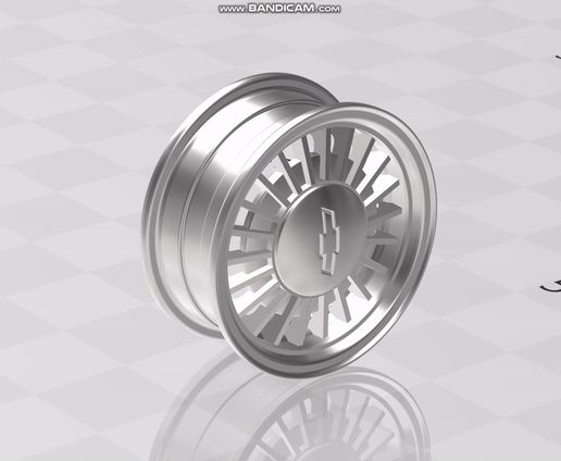 STL file Chevrolet Chevette GM wheels for scale model 1/18 1/24 etc. 🚙 ...