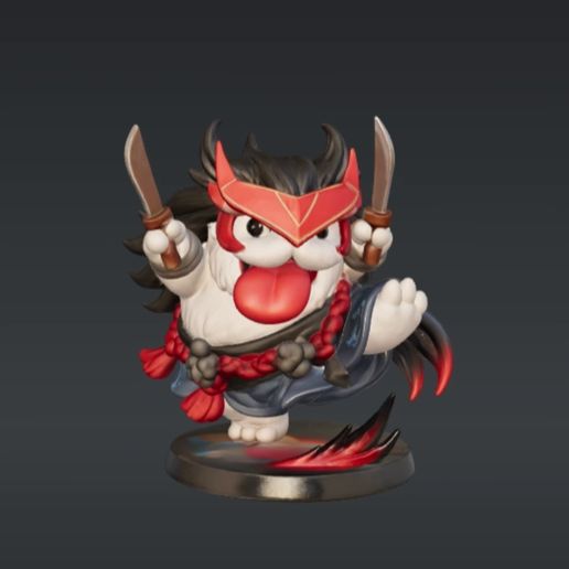 🐉 Chibi Yone Poro – 3D Printable Figurine | League of Legends and TFT ...
