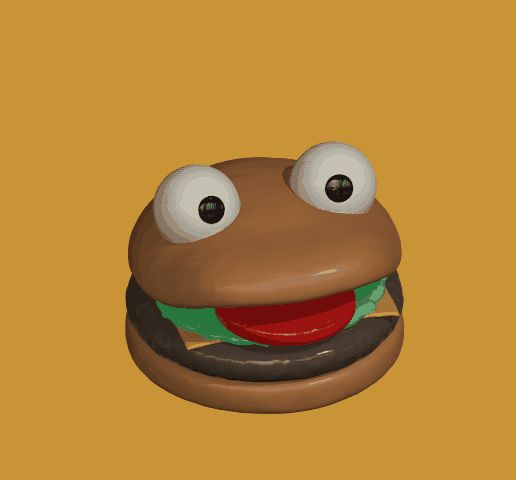 STL file Burger Buddy Keychain 🗝️ ・Model to download and 3D print・Cults