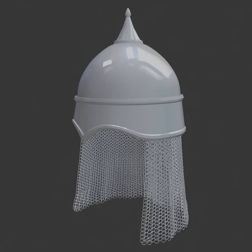 🪖 Medieval Russian Helmet (Shishak / Slavic Helmet) - 3D Printable ...