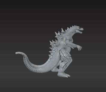 👌 Juguete Godzilla realista con extremidades y garras plegables ...