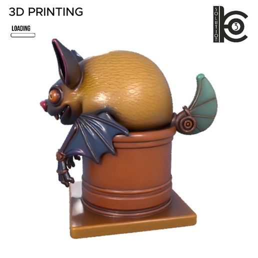 🎁 Batkin - Guardian of the Midnight Harvest・ STL File for 3D printing・Cults