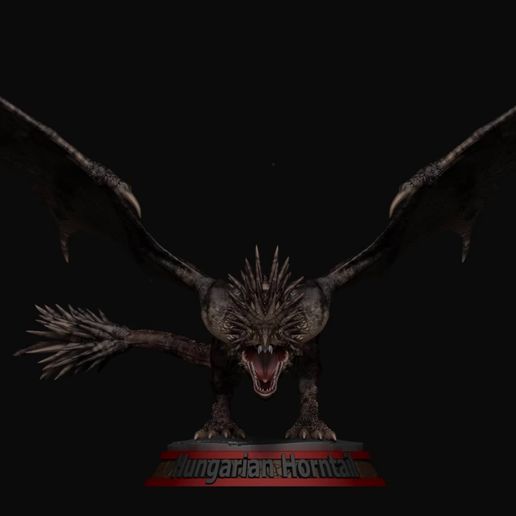 Archivo STL Colacuerno húngaro - Harry Potter 🐉 ・Objeto de impresión 3D ...