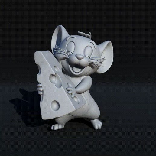🐁 Jerry・ STL File for 3D printing・Cults