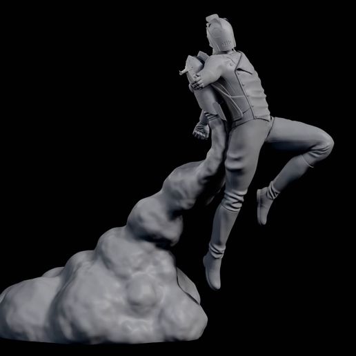 👾 The Rocketeer figure・ STL File for 3D printing・Cults