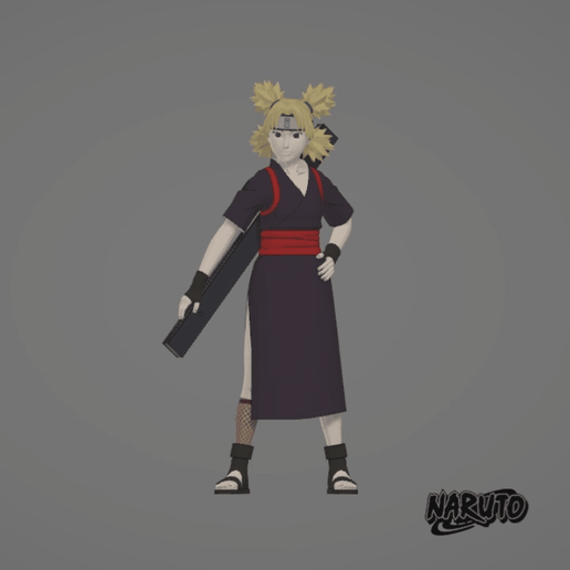 🎨 NARUTO SHIPPUDEN TEMARI・ STL File for 3D printing・Cults