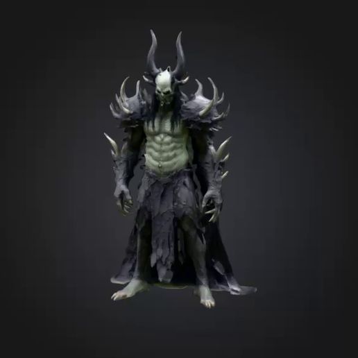💀 Skeleton Phantom Lord | Undead Fantasy Miniature 3D STL Model・ STL ...