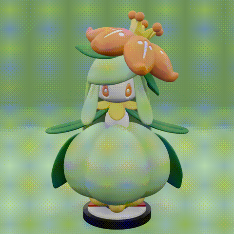 🐉 Pokemon No. 549 Lilligant・ STL File for 3D printing・Cults
