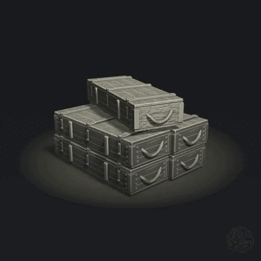 🪖 Military Crates #RoZ・ STL File for 3D printing・Cults