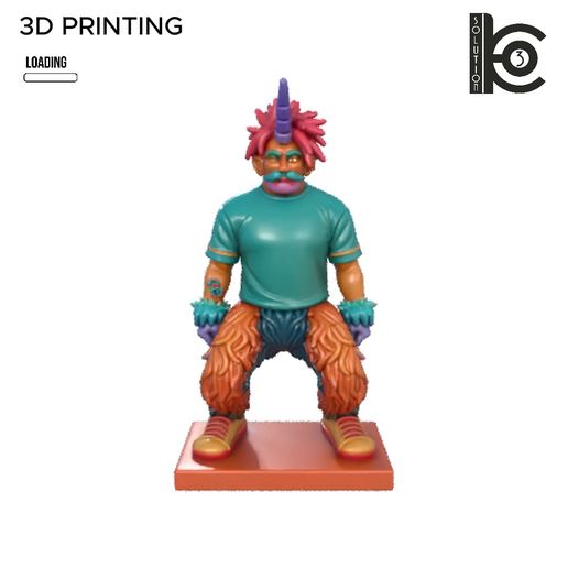 🦄 Street Unicorn Dude - The Mythical Bro・ STL File for 3D printing・Cults
