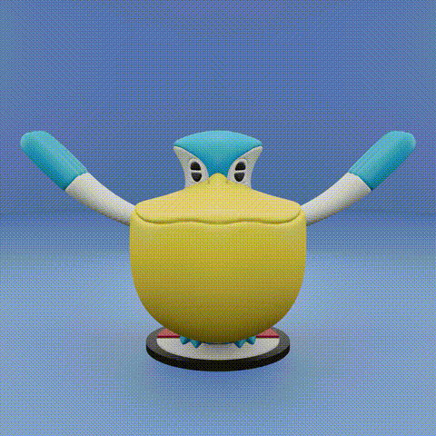 STL file Pokemon No. 279 Pelipper 🐉 ・Model to download and 3D print・Cults