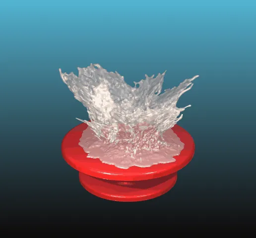 💦 Splash・ STL File for 3D printing・Cults