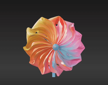 🌬️ Helical Vortex Wind Spinner for Modern Garden & Yard Decor・ STL File ...