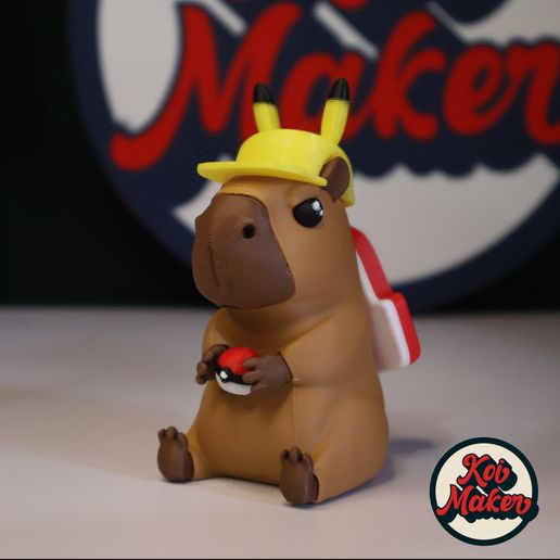 🧲 Chiwi the Magnetic Capybara・ STL File for 3D printing・Cults