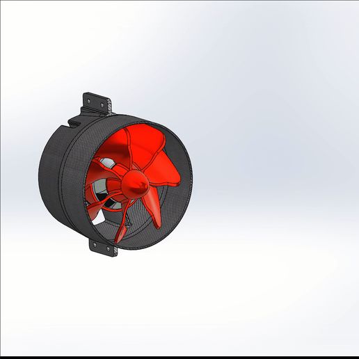 3D file EDF (Ducket Fan, 60mm) 🛩️ ・3D printing model to download・Cults
