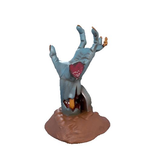🧟 Zombie Hand Game Controller Stand・ STL File for 3D printing・Cults
