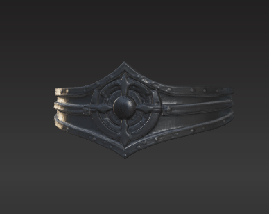 🥷 Fantasy Ninja Forehead Protector with Embossed Village Symbol – 3D ...