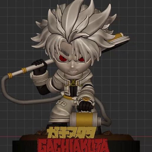 👾 GACHIAKUTA CHARACTER CHIBI ( RUDO )・ 3D File for 3D printing・Cults