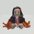 👾 Cute Nezuko・ STL File for ・Cults