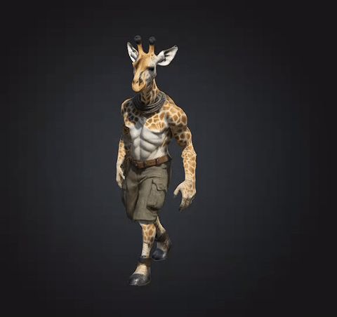 3D file GMA Giraffe Soldier Stl Glb for 3D Printer 🦒 ・Design to ...