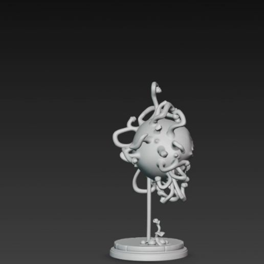 👁️ Beholder Tyrant - Floating Eye Horror with Base・ STL File for 3D ...