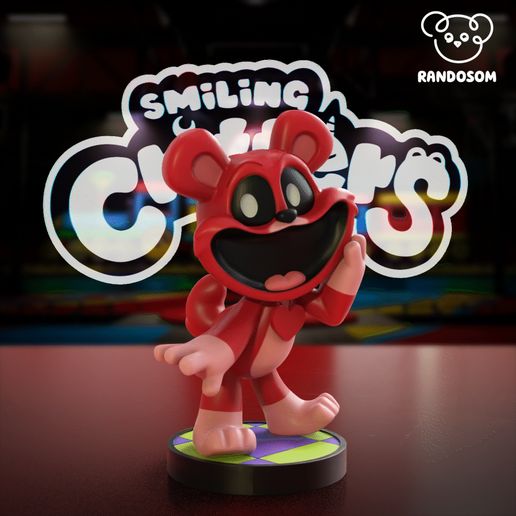 🥼 Bobby Bearhug - Smiling Critters・ 3D File for 3D printing・Cults