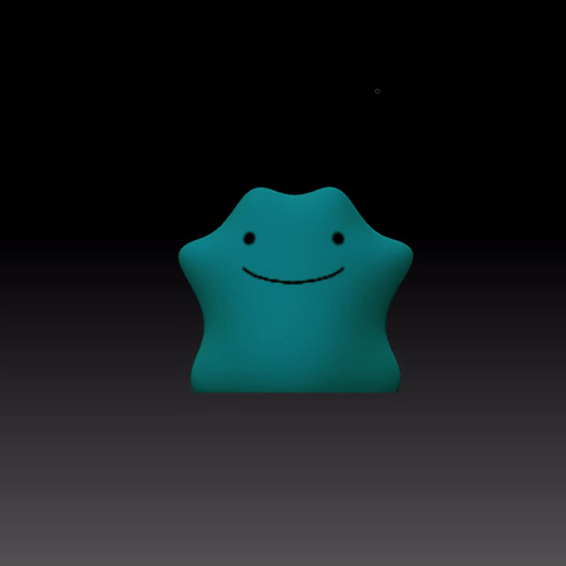 🐉 Cute Ditto ( Pokemon )・ 3D File for 3D printing・Cults