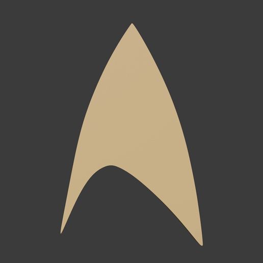 STL file Starfleet Star Trek ⭐ ・3D printing design to download・Cults