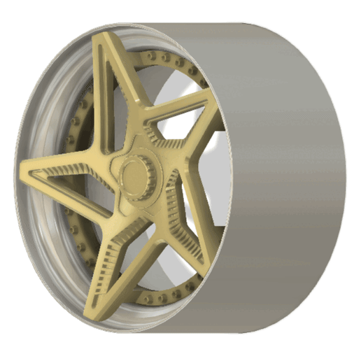 ⭐ BTS Star Concept Wheels 1/18 1/24・ STL File for ・Cults