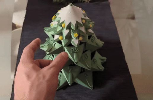 🎄 Christmas Tree Advent Calendar・ STL File for 3D printing・Cults