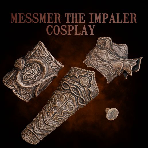 💪 MESSMER THE IMPALER arm armor life size cosplay - Elden Ring Shadow ...