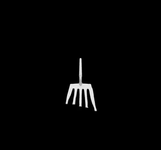 🔧 Garden Digging Fork・ STL File for 3D printing・Cults