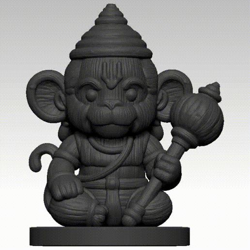 👶 Hanuman jii (baby)・ STL File for 3D printing・Cults