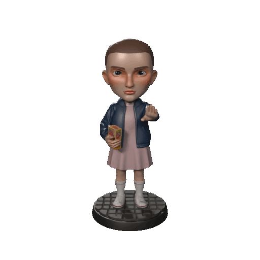 👽 Once Eleven Stranger Things・ STL File for 3D printing・Cults