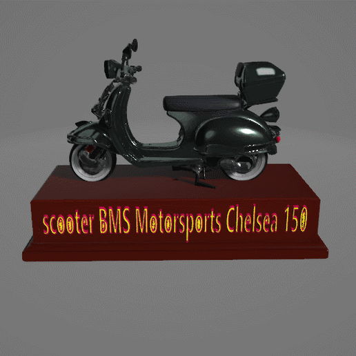 🛴 scooter BMS Motorsports Chelsea 150 (MOTORCYCLE COLLECTION)・ STL File ...