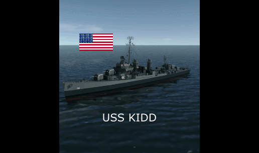 🔫 USS KIDD Destroyer Warship 3D Model・ OBJ File for 3D printing・Cults