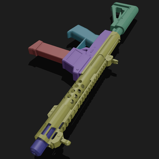 STL file Tec-9 Tactical SMG ( Prop-Gun ) 1/1 Scale 🔫 (3MF)・3D print ...