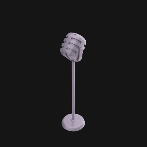 🎤 Microphone・ STL File for 3D printing・Cults